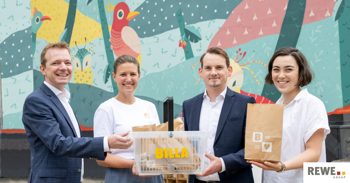 BILLA stellt 1.000 Jausensackerl für benachteiligte Kinder in Wien zur ...